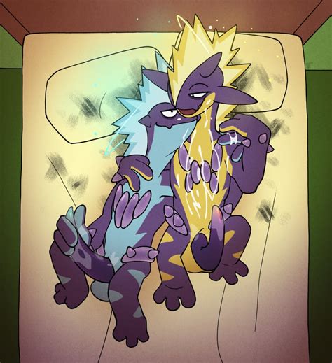 Rule 34 After Sex Amped Toxtricity Argon Vile Arm Around Shoulder