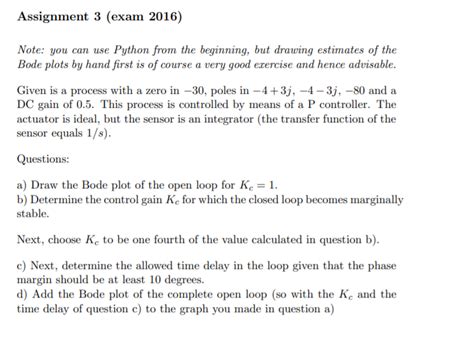 Assignment Exam Note You Can Use Python Chegg