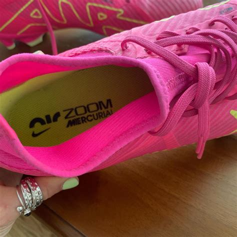 Bright Pink And Yellow Nike Soccer Cleats Size 11 Depop