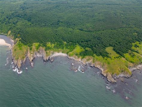 Premium Photo An Aerial View Of The Rocky Coastline Of The Black Sea