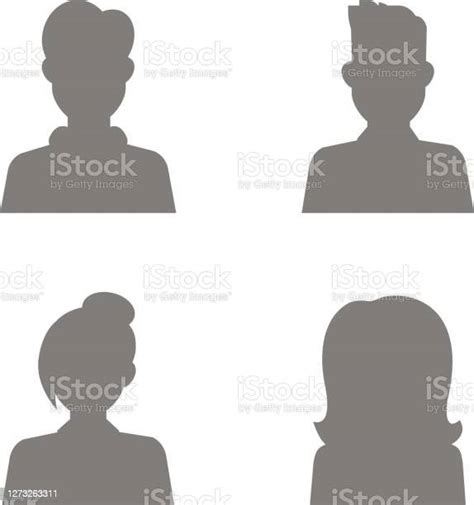 수컷과 여성을 포함한 손으로 그린 아바타 프로필 아이콘 집합입니다 사용자 플랫 아바타 아이콘 기호 프로필 사람 기호 그래픽