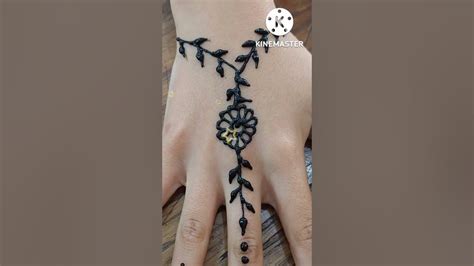 احلى رسم حنة على اليد بسيط ورقيق Youtube