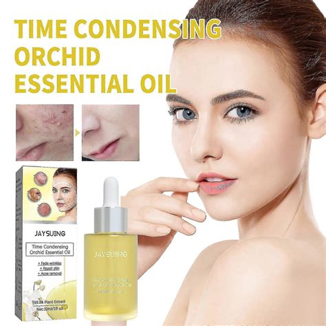 Jaysuing Orchid Anti Acne Essential Oil Removes Blackheads Acne And Pimples Cleanses And