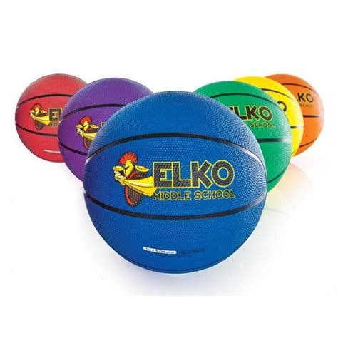 Gopher Rainbow Performer Custom Logo Rubber Basketballs Gopher Sport