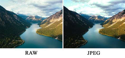 Whats The Difference Between Raw And Jpeg Drones With Raw Files Have More Fun Scrolller