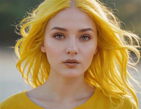 Woman With Yellow Hair Images Free Download On Freepik
