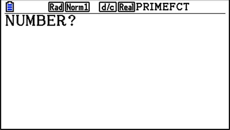 Prime Factorization Program For Casio Fx Calculator Math Class Calculator