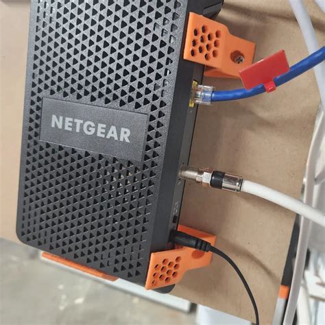 Netgear Cm V Modem Wall Mount By Ed Yu Download Free Stl Model Printables Com
