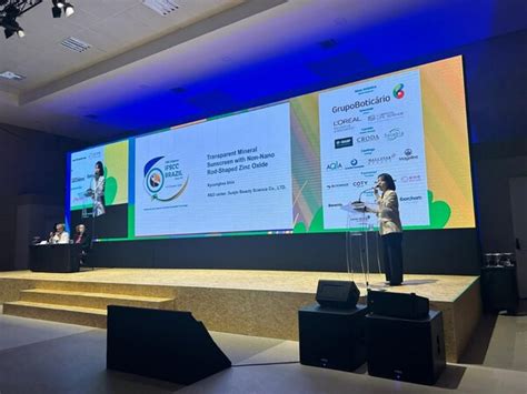 선진뷰티사이언스 2024 Ifscc서 논나노 막대형 산화아연 포디움 발표