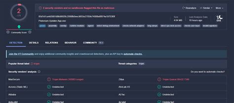 Virustotal Gave 2 Positive Trojans With Plutonium Is It Safe R Codzombies