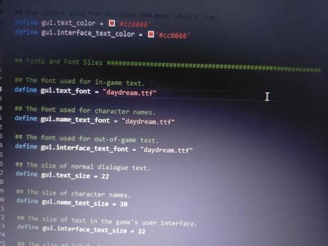 Cant Find Font Error Rrenpy