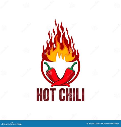 Red Hot Chilli Logo Designs Concept Vector Spicy Pepper Logo Designs Template Isolated Red Hot