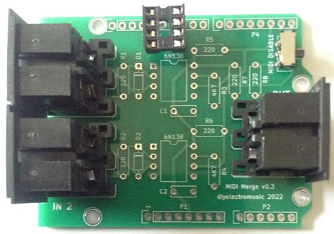 Arduino Uno Dual Merge Midi “shield” Part 3 Simple Diy Electronic Music Projects