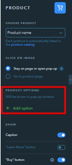 How Do I Add Product Options In My Online Store Ukit Knowledge Base