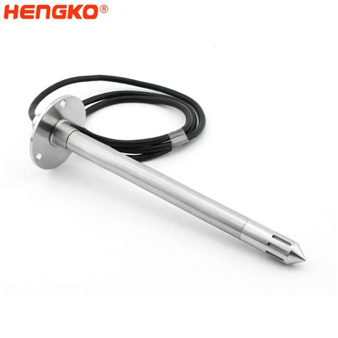 Hengko Ht E067 Duct Flange Stainless Steel I2c Temperature Humidity Sensor Probe Temperature