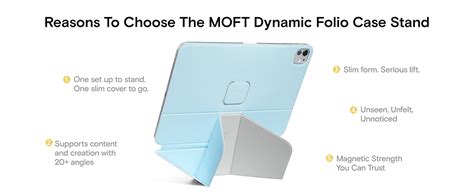Moft Dynamic Folio Case For Ipad Mini 7th A17 Pro 2024