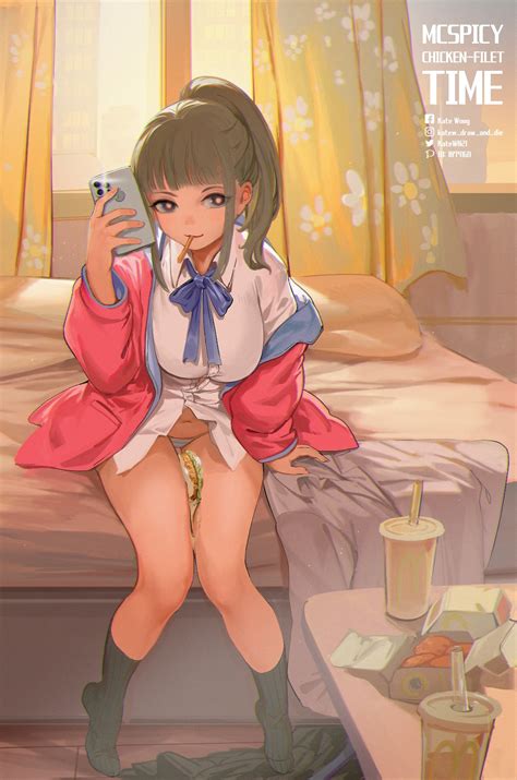 Girlfriend Mcdonalds And 1 More Drawn By Katewong Danbooru