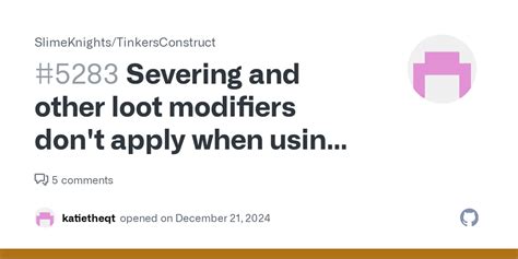 Severing And Other Loot Modifiers Dont Apply When Using An Item In The