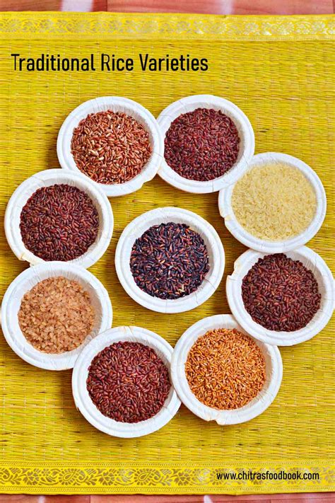 Traditional Rice Varieties And Benefits Chitras Food Book