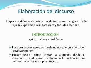 Elaboración Del Discurso Pptx