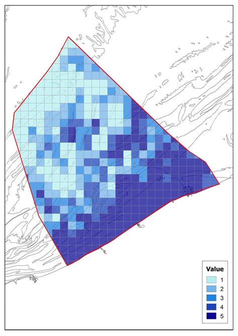 Marine Biological Valuation Map Of Seabirds Of The Bpns Download