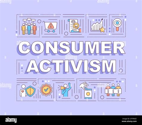 Consumer Activism Word Concepts Banner Stock Vector Image And Art Alamy