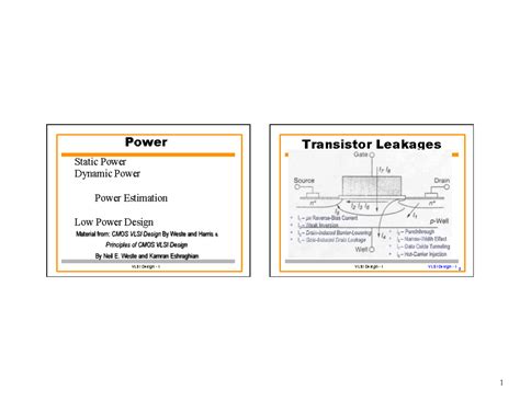 Lecture 07 Power Lecture Ppt Vlsi Design I Power Material From