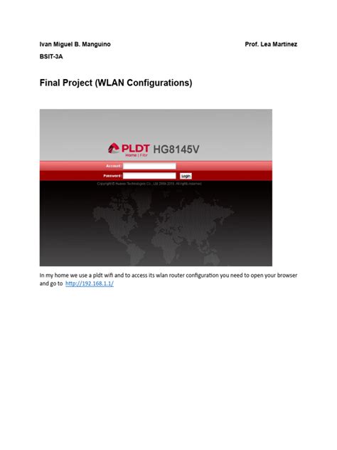 Finals Project Wlan Configuration Manguino Pdf