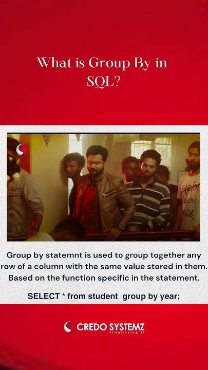 Group By In Sql Shorts Comedy Funnyvideo Techcareer Sothanigal Parithabangal Sql Comment