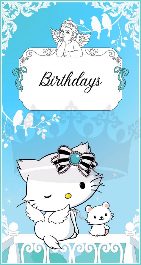 Rococo Kitty Vertical Binder Dashboard Cover Sheets 45 Cute Cat A6 Binder Cash Envelope