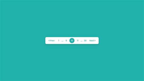 Pagination UI Design using HTML CSS & JavaScript