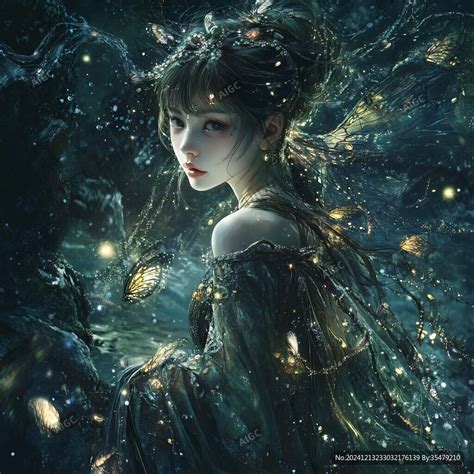 Ai创作图手绘追光的精灵 插画梦幻女孩 Cg插画 梦幻唯美蓝色系少女 Cg绘画作品 写实唯美插画 玄幻题材插画 神仙仙女上神手绘头像 古风美女图合集 梦幻少女插画 插画仙女 瑶池仙女 Cg艺术