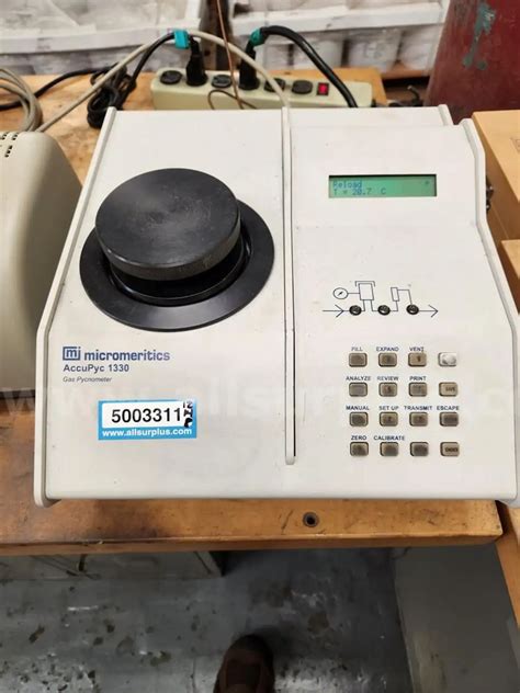 Micromeritics Gas Pycnometer Govdeals