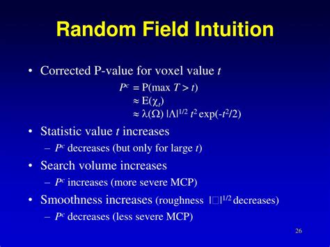Ppt Inference On Spms Random Field Theory And Alternatives Powerpoint