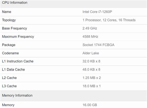 Intel Alder Lake P Nahezu Gesamtes Line Up Der Mobilen Prozessoren Im Geekbench Geleakt