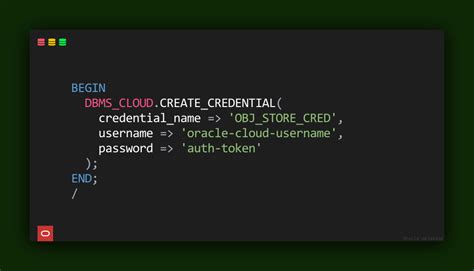 Oracle Dbms Cloud Package