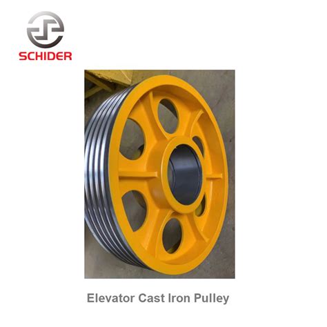 Elevator Cast Iron Pulley Schider