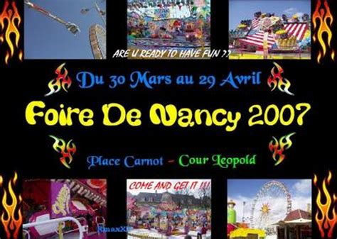 Fêtes foraines Foire attractive de Nancy