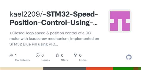 Github Kael2209 Stm32 Speed Position Control Using Pid Algorithm ⚡