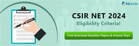 Csir Net Eligibility Criteria 2025 Check Age Limit Qualification