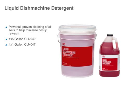 Ppt Liquid Dishmachine Detergent Powerpoint Presentation Free