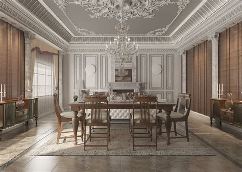 Classic Dining Room On Behance