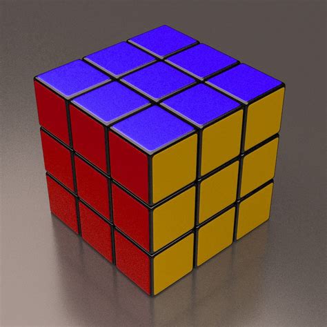 Rubiks Cube 3d Model Turbosquid 1470890