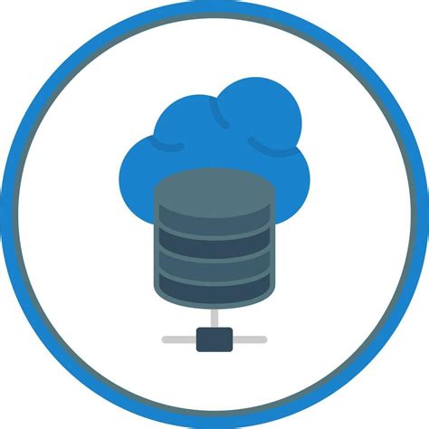 Cloud Database Vector Icon Design 28669285 Vector Art At Vecteezy