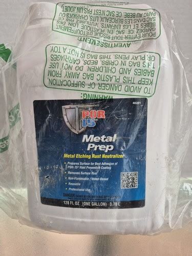Por 15 Metal Prep And Etching Rust Neutralizer Non Flammable Water