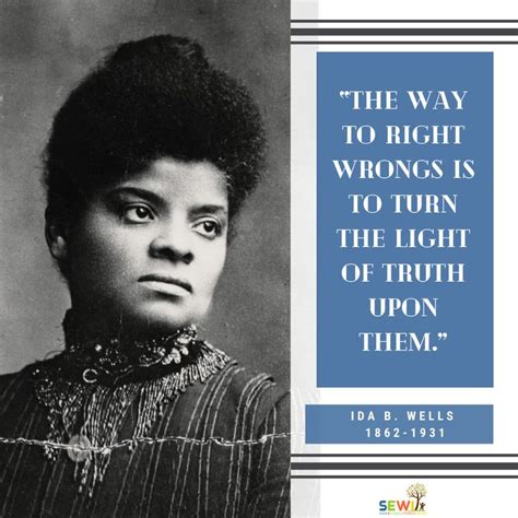 Ida B Wells Inspirational Quotes Motivation Wellness Coloured People