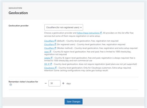 Geolocation Integration For WordPress WP Full Picture