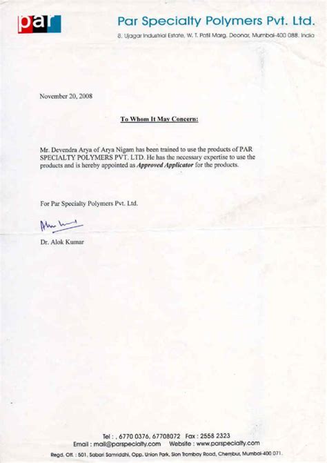 Applicator Certificate Dp Infra Civil Constructions