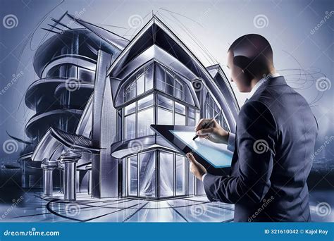 Architect Explaining Charts Stock Image 360503941