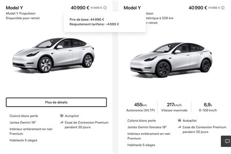 Tesla Model Y Propulsion Actuellement à 38 990 € Mobiwisy
